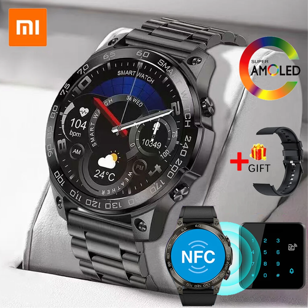Xiaomi nfc bluetooth chamada smartwatch ecg + ppg freqüência cardíaca ...