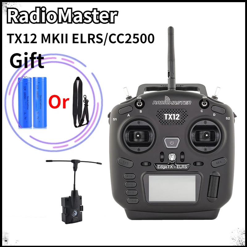 RadioMaster TX12 MKII MK2 Mark 2 Radio ELRS/CC2500 EdgeTX OpenTX 16CH ...
