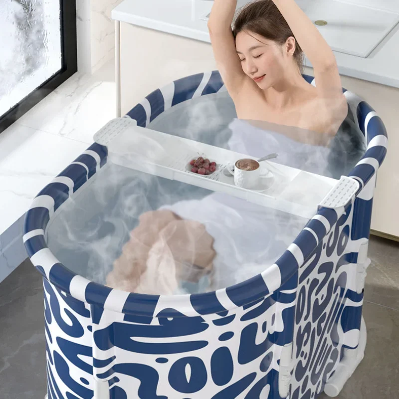 Portable-Folding-Bathing-Bucket-for-Adults-One-Button-Foldable-Free-of ...