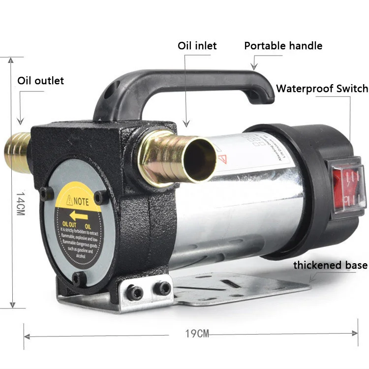 12V/24V/220V Fuel Transfer Pump For Diesel Kerosene 990W, 57% OFF