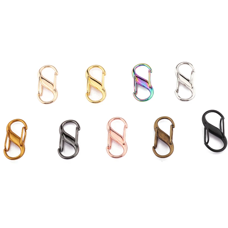 10 Piece Bag DIY Screw Chain Change Length Hook Chain Adjuster Buckle ...