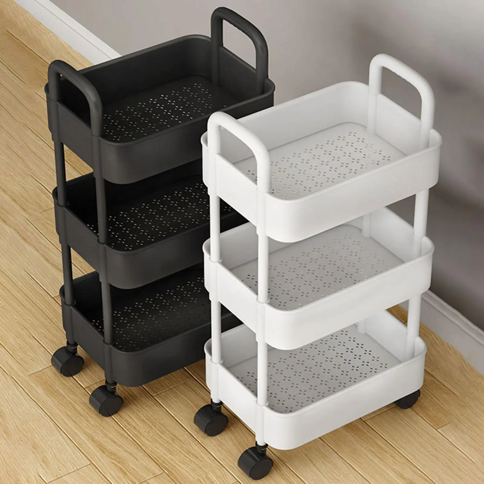 3-Layer-Mobile-Rolling-Utility-Cart-Free-Standing-Organizer-Trolley ...