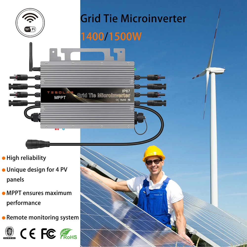 1400W-1500W-220V-Smart-Sine-Wave-Micro-Solar-Inverter-Built-in-WiFi ...