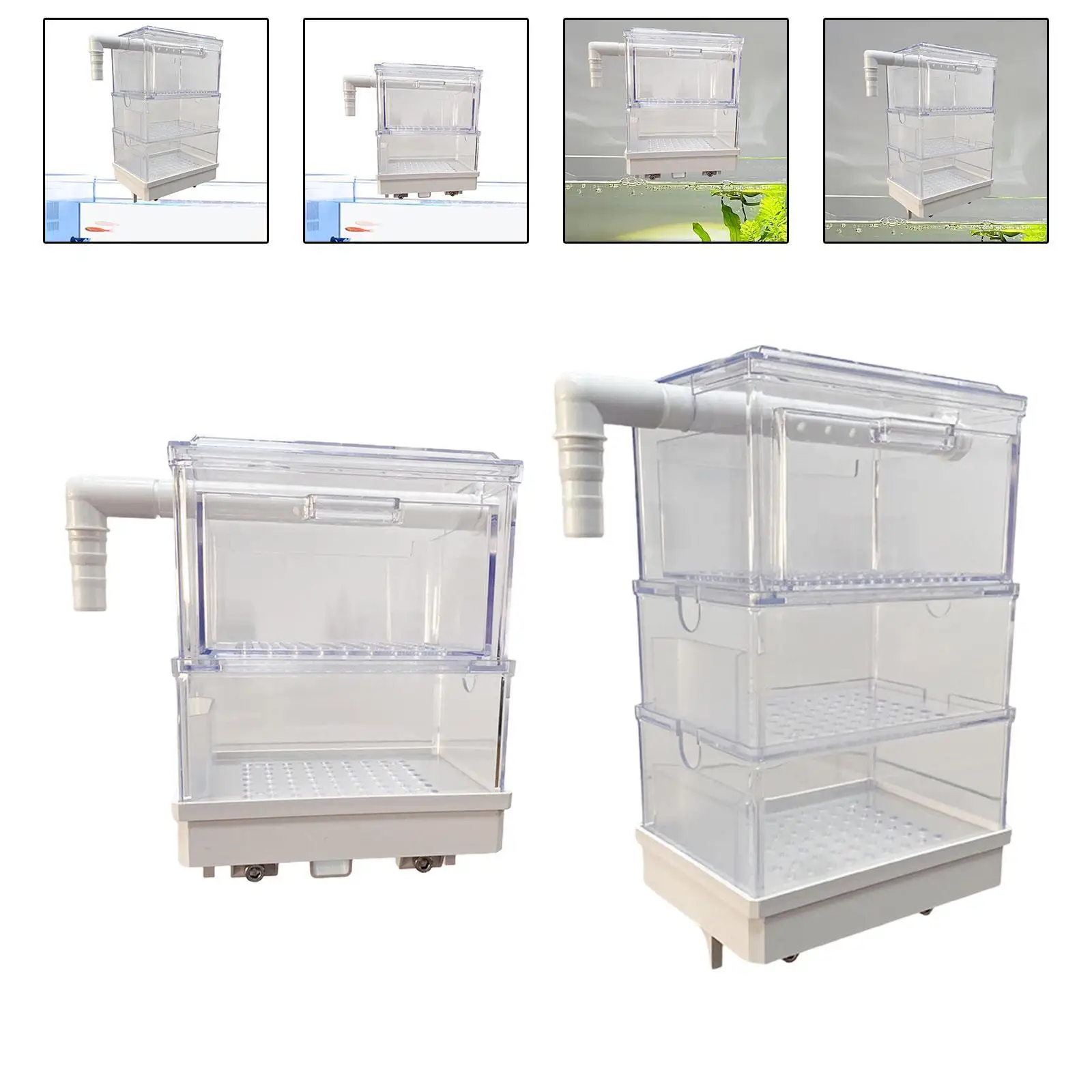 Aquarium-Hanging-Filter-Box-Multi-Layer-Filtration-Box-DIY-Water-Flow ...
