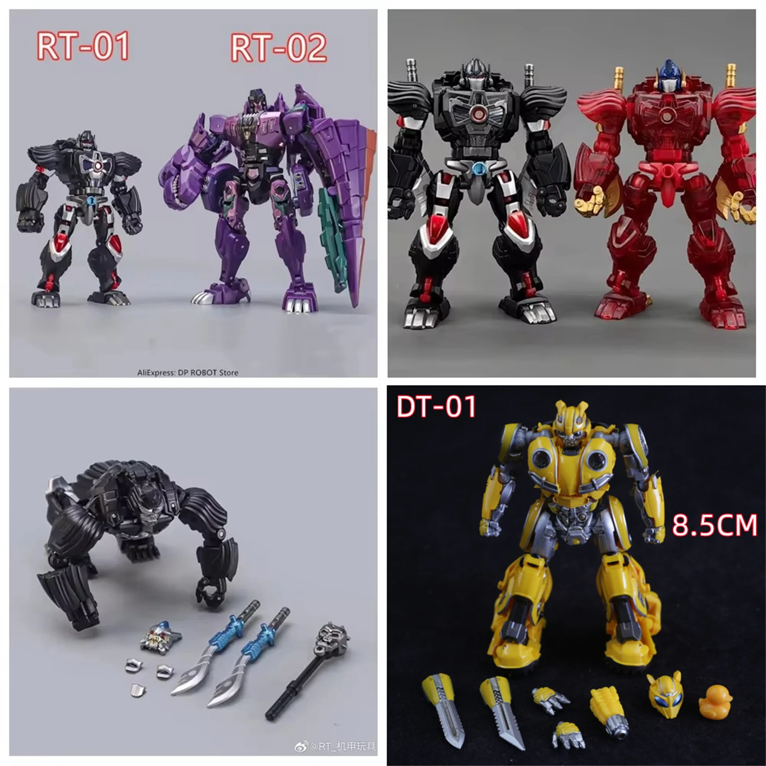 Transformation-ROBOT-T0YS-BW-RT-01-T01-Red-Caesar-RT-02-RT02-Tyrant-DT ...