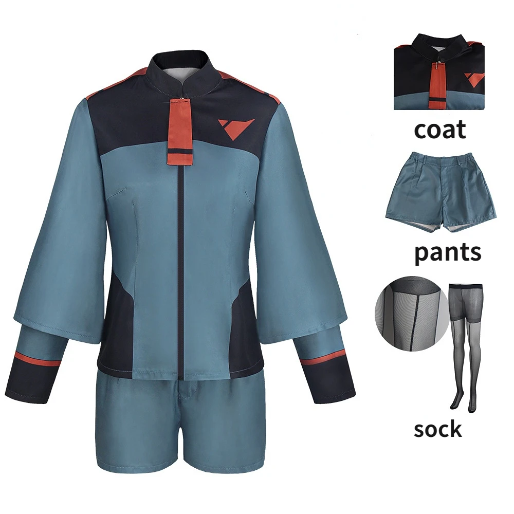 Anime Lynn Costumes Cosplay Uniform Gundam the Witch Party Clothing ...