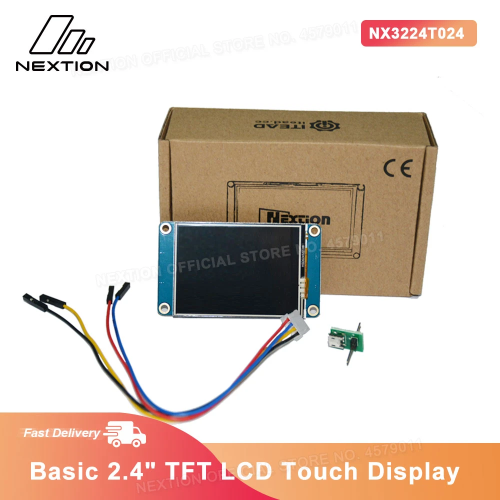 Nextion Nx3224t024 - 2.4'' Full-color Hmi Intelligent Lcd Resistive ...