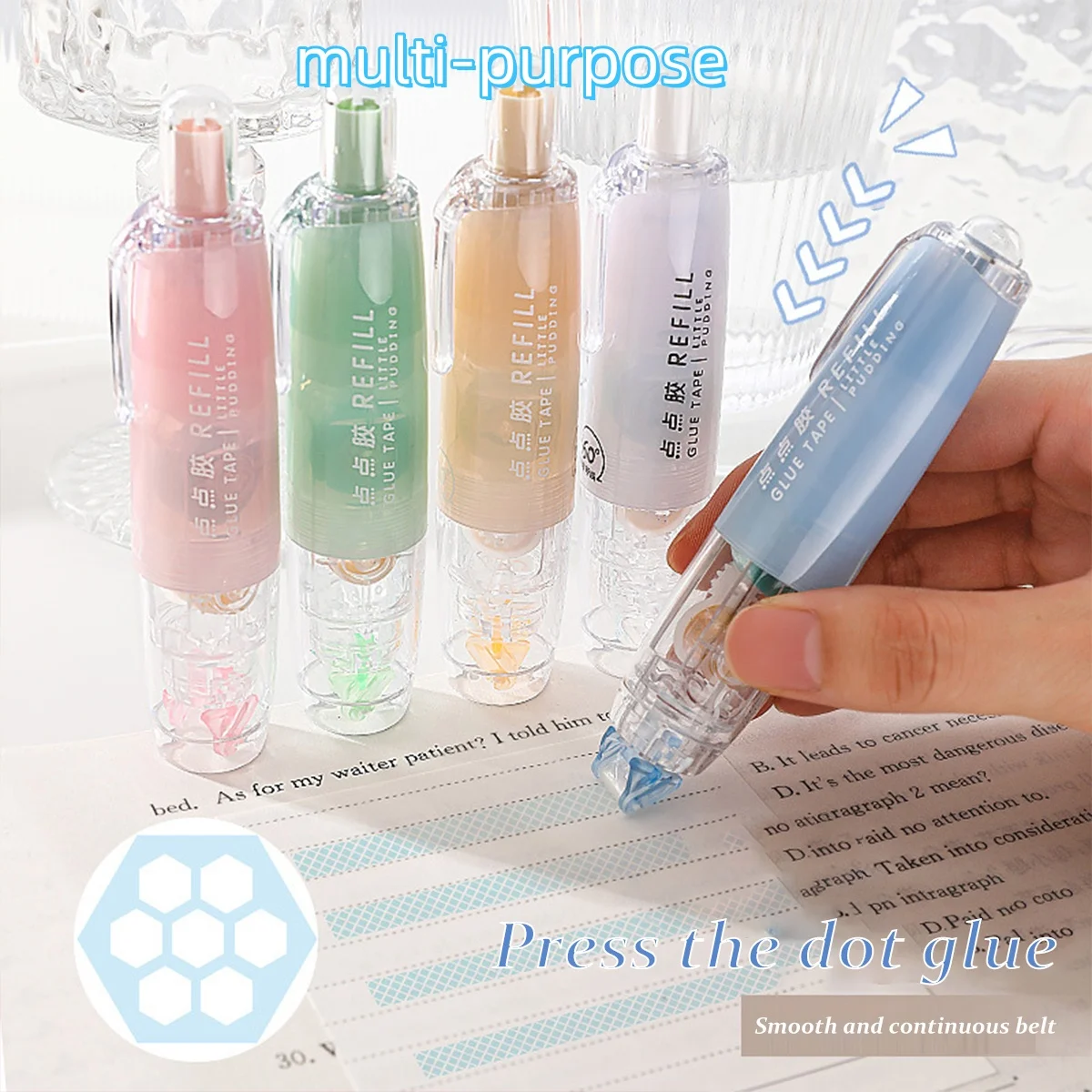 5m*6mm Double Sided Adhesive Dots Glue Double Contact Tape ...