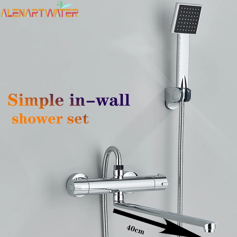 Thermostatic Bathroom Shower Faucet - Thermostatic Shower Faucet Mixing ...
