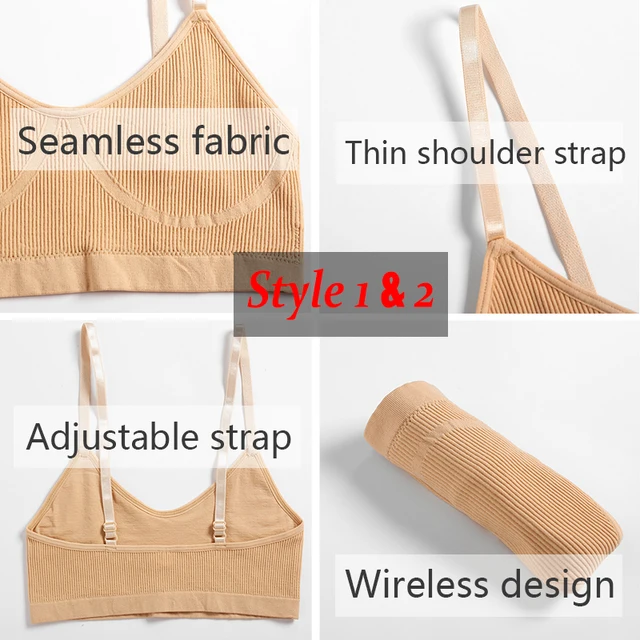 2PCS/Set Women Seamless Bra Panties Set Sexy Stretch Sport Bra Thong ...