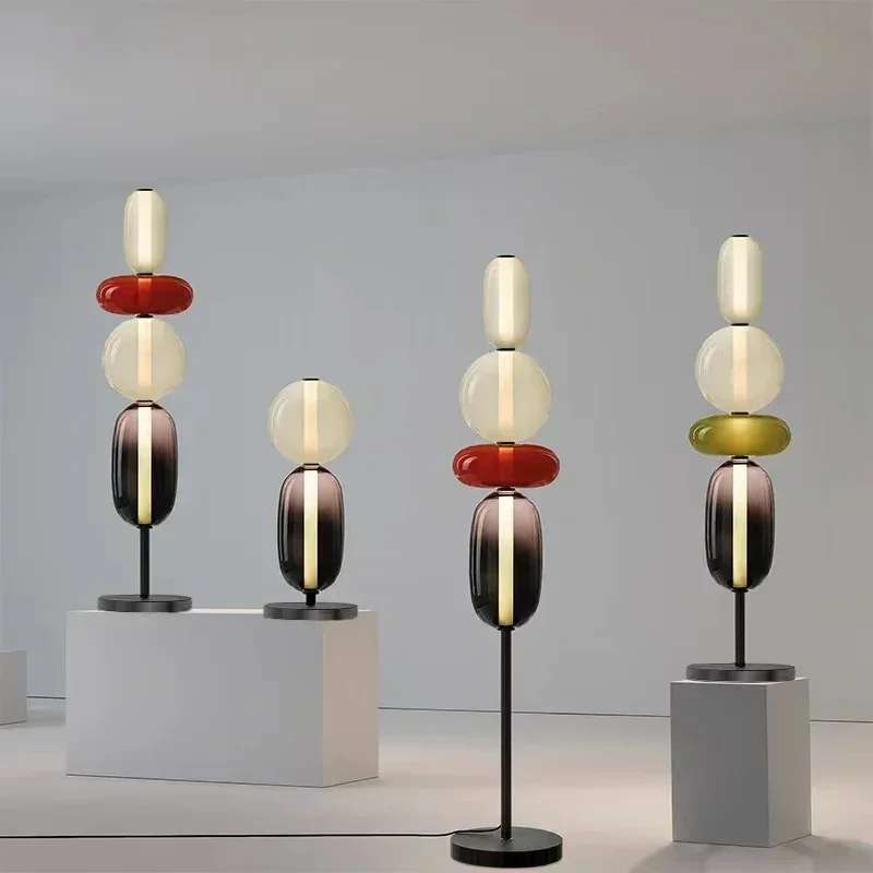 Italian-Creative-Colored-Glass-Designer-LED-Floor-Light-Living-Room ...