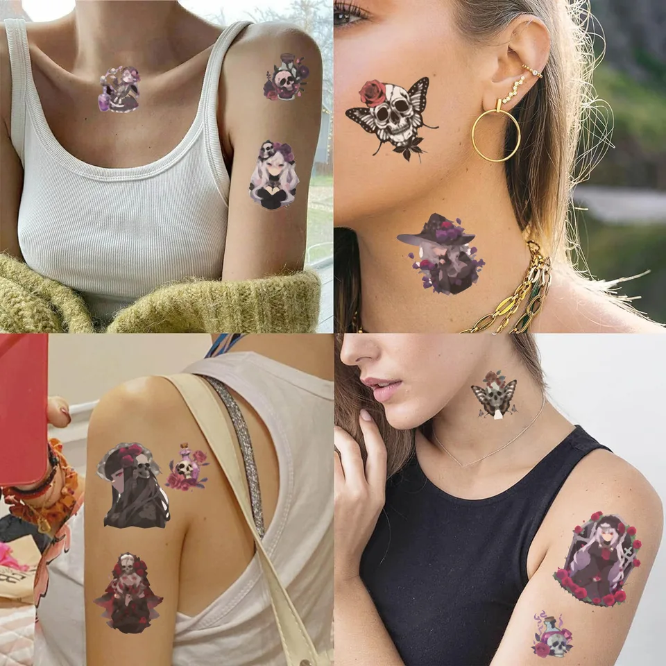 Gotische Rosentattoos