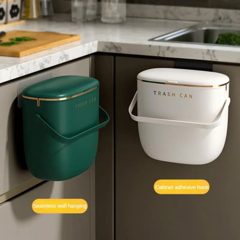 8-12L-Wall-Mounted-Bathroom-Trash-Can-Large-Capacity-With-Lid-Garbage ...