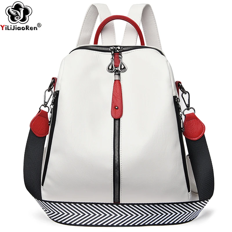 High Quality Women's Leather Backpack - Fashion Backpack Women Soft ...