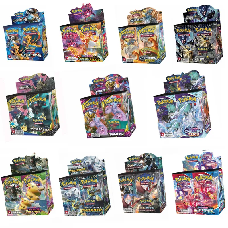 New-324pcs-box-English-Sword-Shield-Series-Pokemon-Cards-V-VMAX-Booster ...