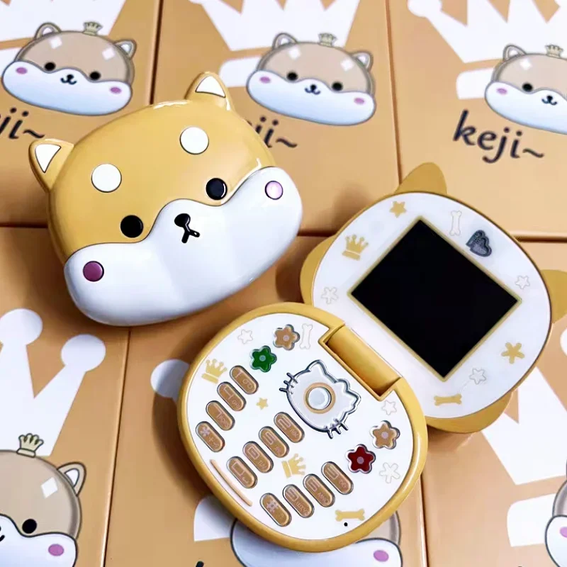 Mini-Tel-fono-de-dibujos-animados-de-Anime-Shiba-Inu-Flip-Phone-F80 ...