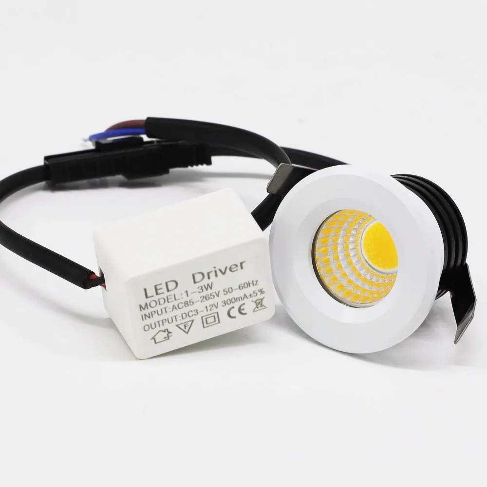 Mini-LED-Downlight-3W-COB-Recessed-Cabinet-Lamps-110V-22V-Home-Ceiling ...