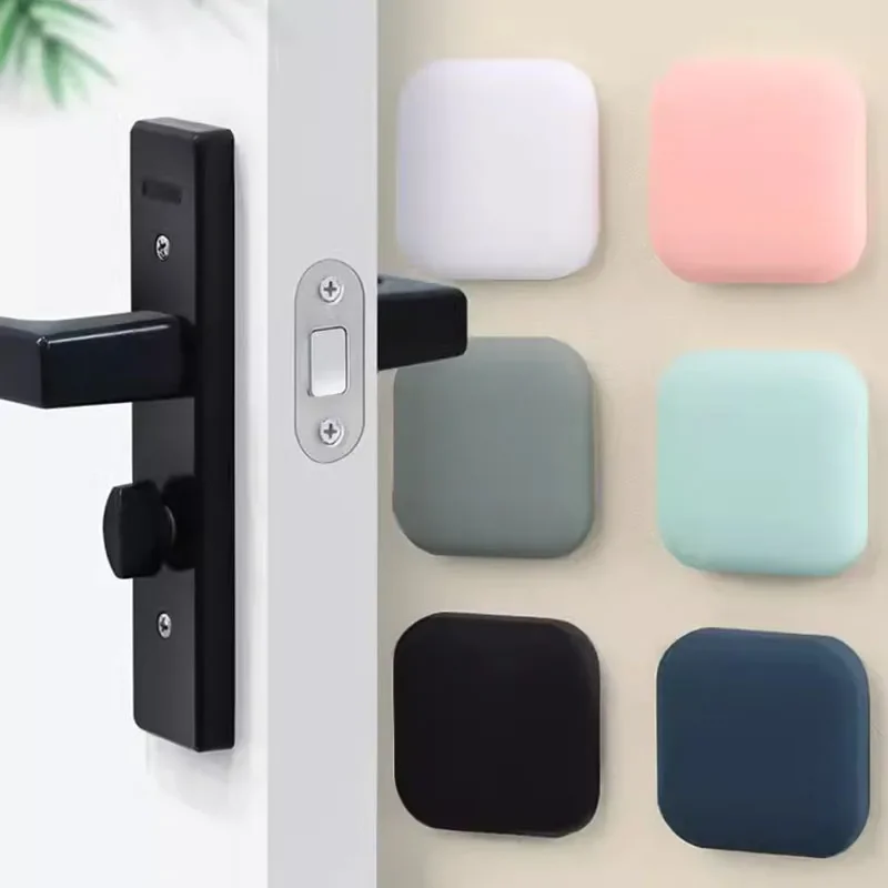 4Pcs-Safety-Anti-collision-Door-Stopper-Wall-Silicone-Door-Handle ...