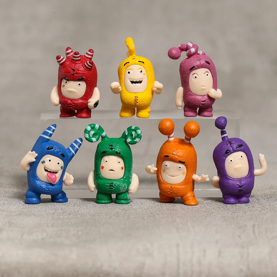 Quick delivery Find a good store Oddbods Toy Set 7 pcs of Mini ...