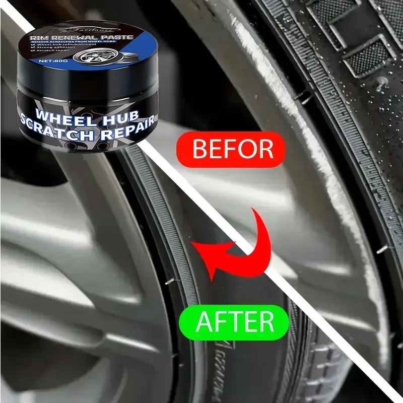 Universal Wheel Rim Repair Kit - Alloy Rim Scratch Polishing Paste, Car ...