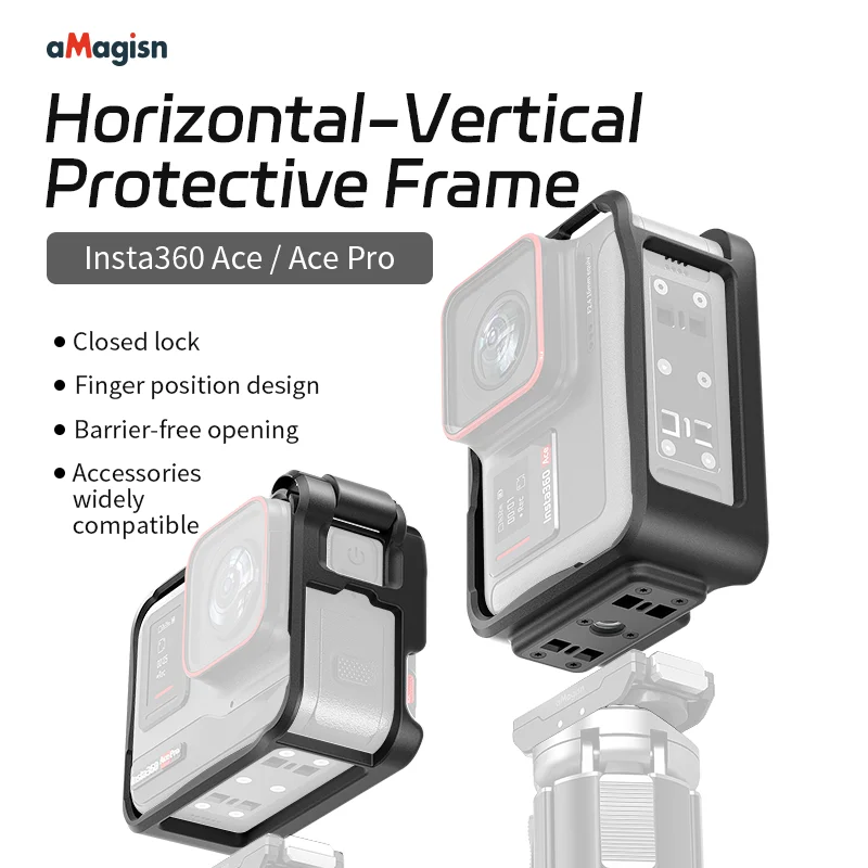 aMagisn-Horizontal-Vertical-Protective-Frame-ABS-Plastic-Sports-Camera ...