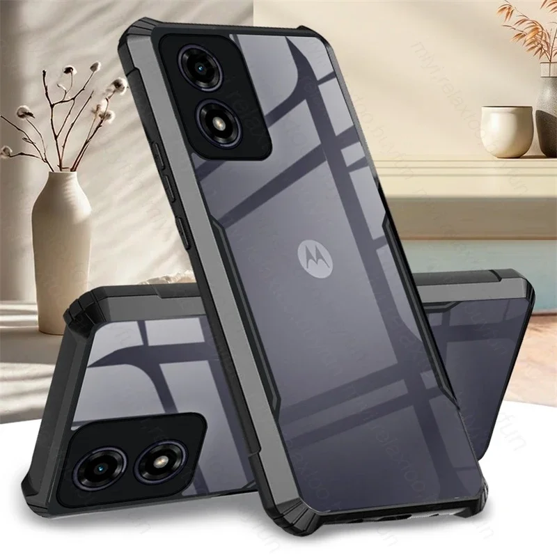 Clear Acrylic Back Cover For Motorola MotoG04 MotoG04s Moto Rola G04 ...