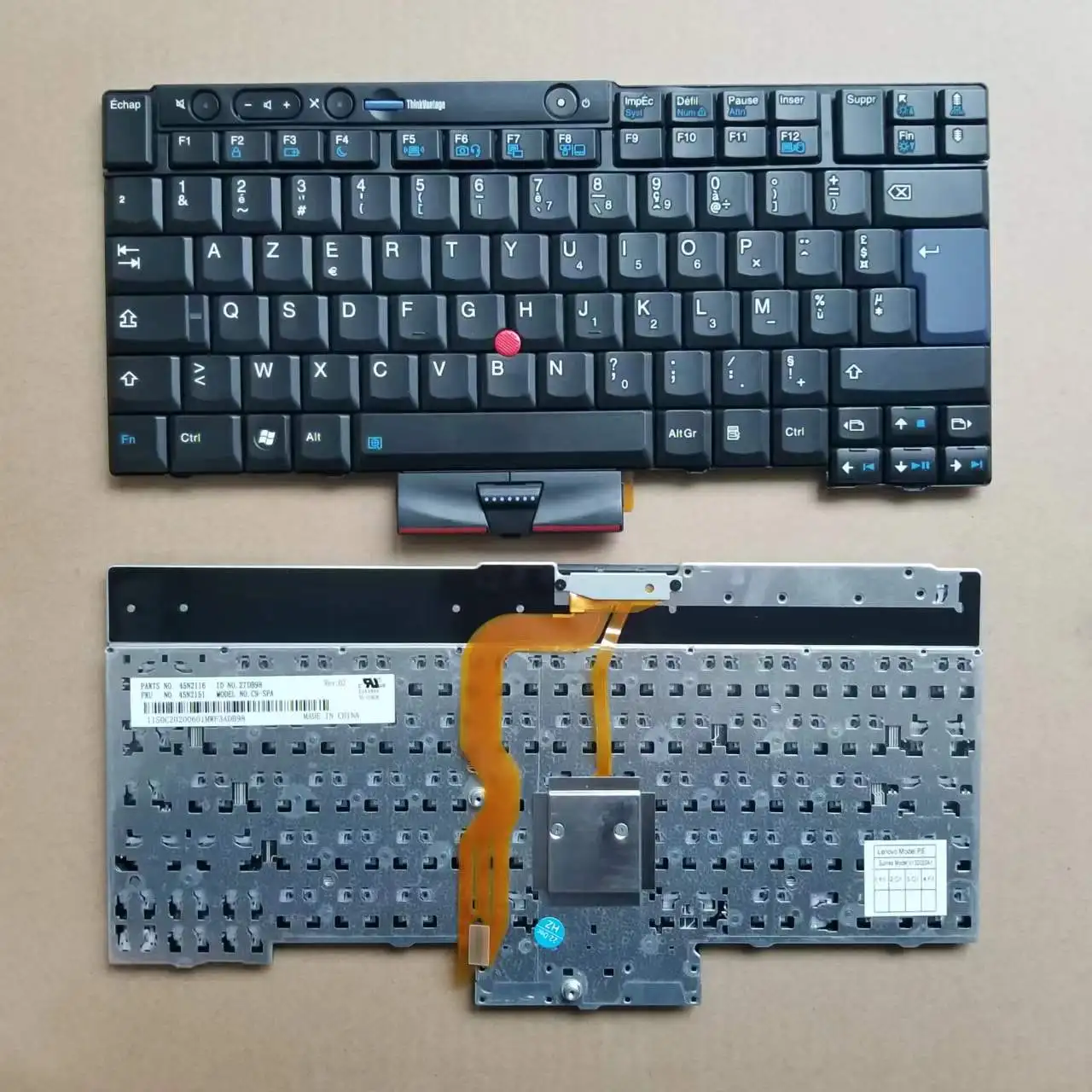 New-FR-French-Keyboard-For-Lenovo-Thinkpad-T410-T420-X220-T510-T510i ...