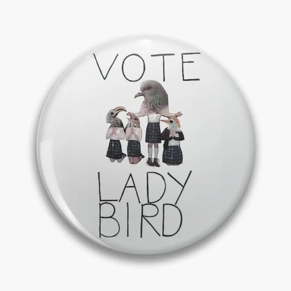 Vote Lady Bird Pin Buttons Brooches Jewelry Accessory Customize Brooch ...