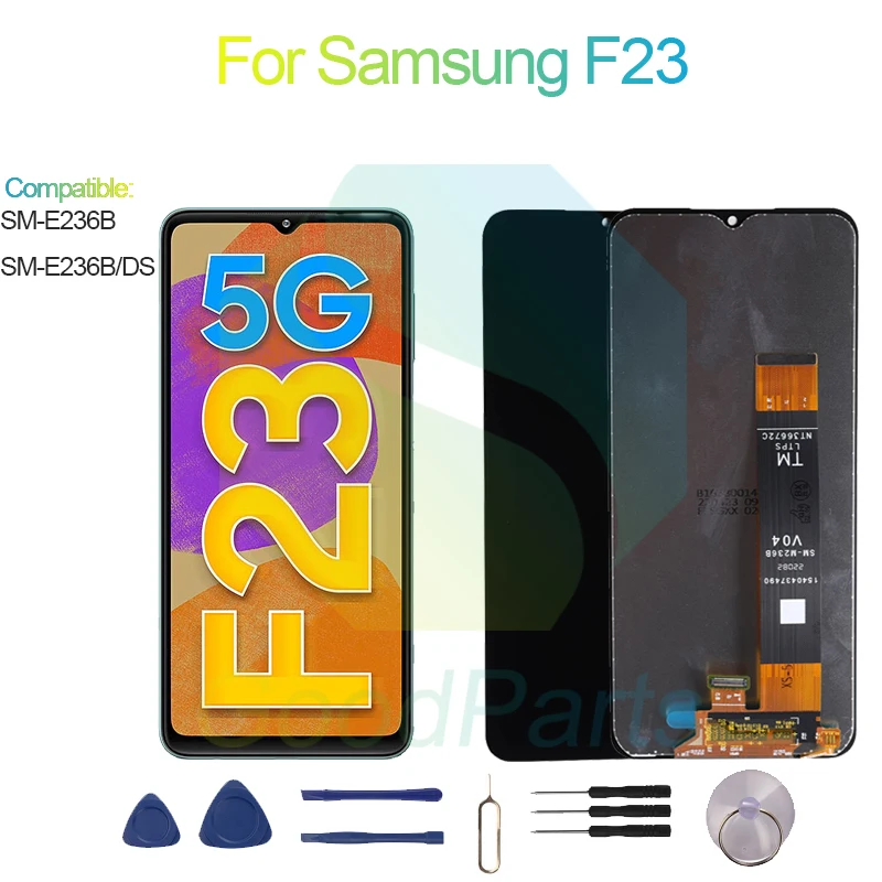 For Samsung F23 LCD Display Screen 6.6“ SM-E236B, SM-E236B/DS F23 Touch ...