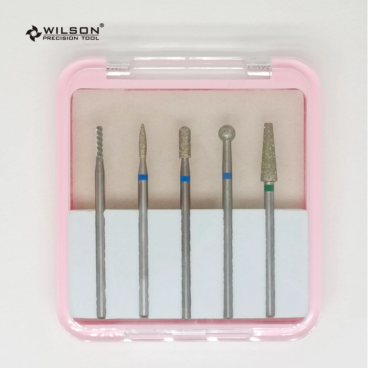 WILSON-A000056-Cuticle-Bit-Kits-5PCS-Nail-drill-bits-carbide-Manicure ...