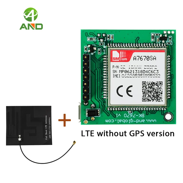 SIMCOM A7670SA 4G Cat 1 with GSM GPS Module With development Core Board ...