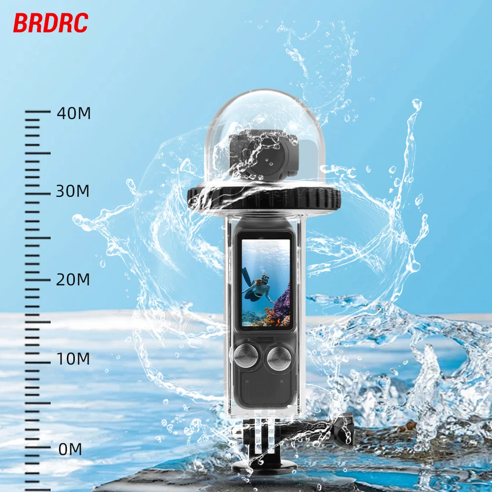 BRDRC-40M-Waterproof-Case-For-DJI-Osmo-Pocket-3-Underwater-Diving ...