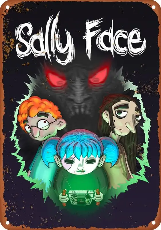 Sally-Face-Game-Poster-Metal-Tin-Sign-For-Office-Home-Classroom ...