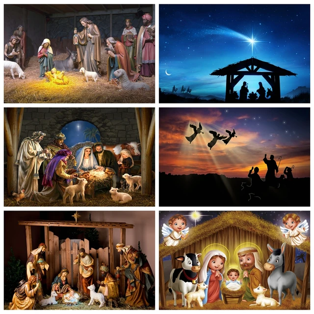 Nativity Scene Backdrop
