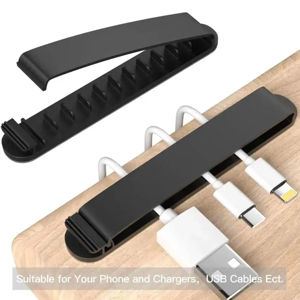 10-hole-Self-adhesive-Cable-Organizer-Wire-Cable-Clamp-Gps-Winder-Car ...