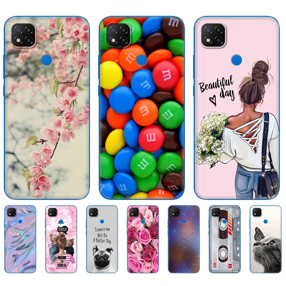 For Xiaomi Redmi 9c Nfc Case Soft Tpu Silicon Phone Back Cover For ...