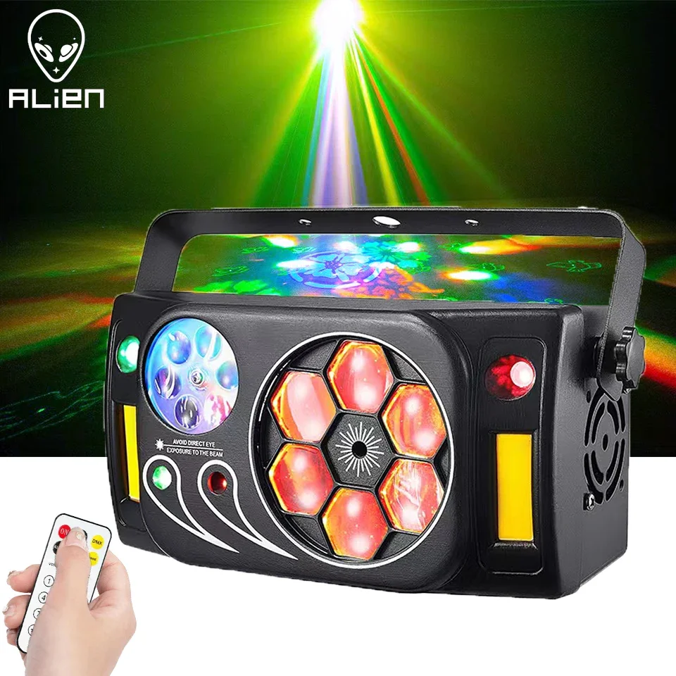 ALIEN-5in1-Bee-Eye-LED-Stage-Laser-Party-Light-Effect-with-Remote ...