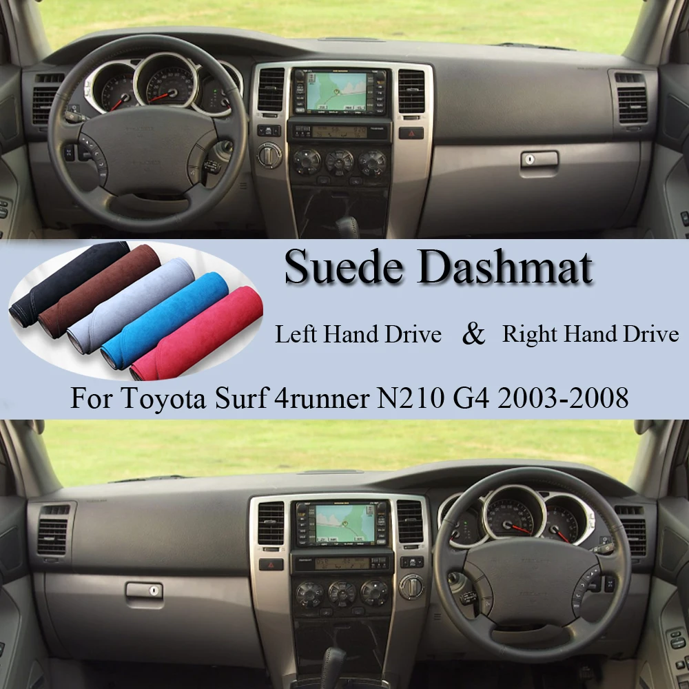 Suede Leather Dashmat Dash Mat Cover Dashboard Pad Carpet Car Accessory ...