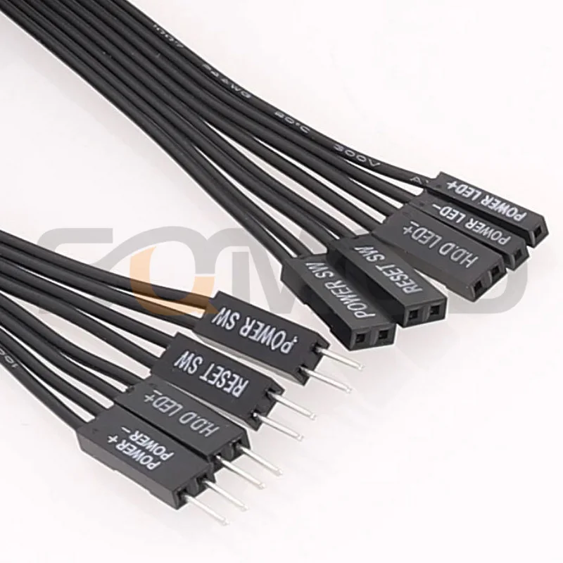 NEW Motherboard Switch HDD LED/PLED/Reset SW /Power SW Extension Cable ...