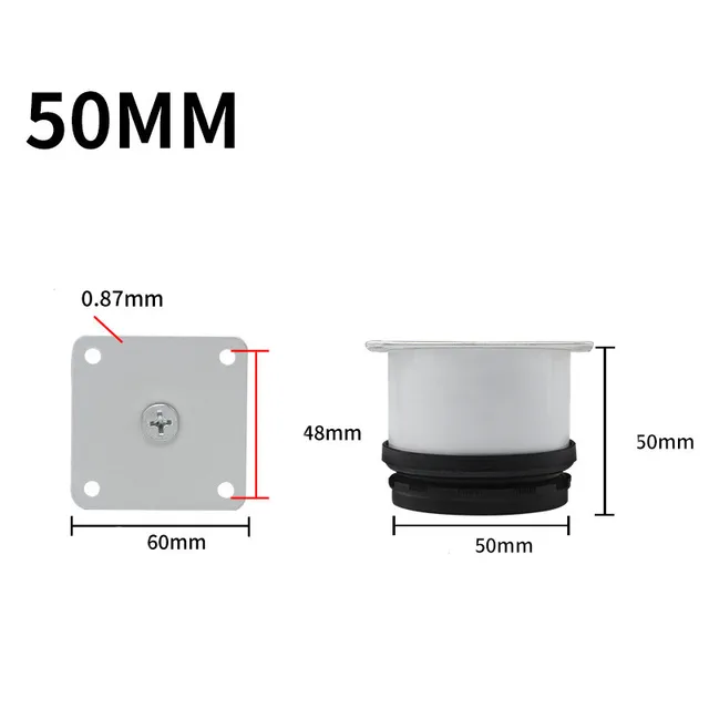 Black Stainless Steel Adjustable Foot Cabinet Sofa Cabinet Foot ...