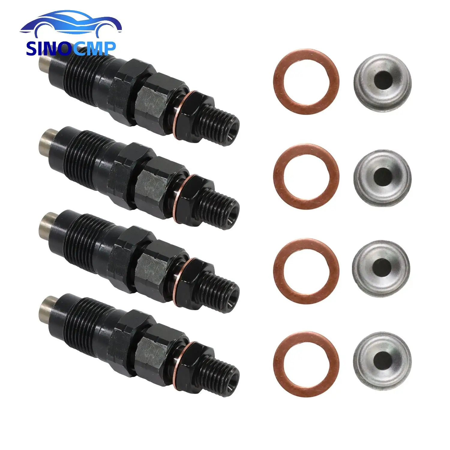 4pcs TD27 16600-43G23 NEW Fuel Injector Nozzle for NISSAN NAVARA TD27 ...