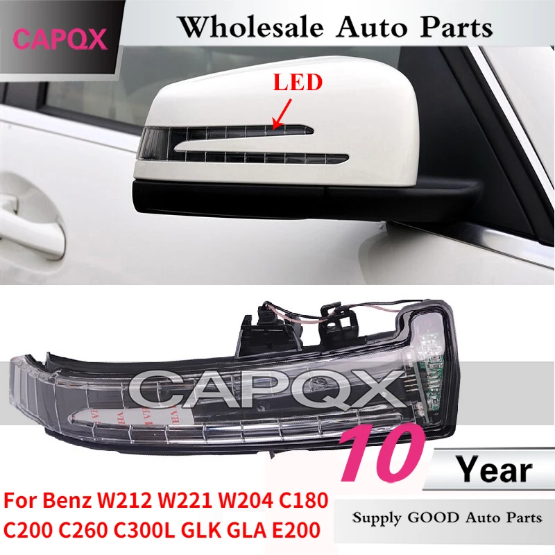 Capqx 2pcs Genuine Side Mirror Led Turn Signal Indicator 1569069300 For ...