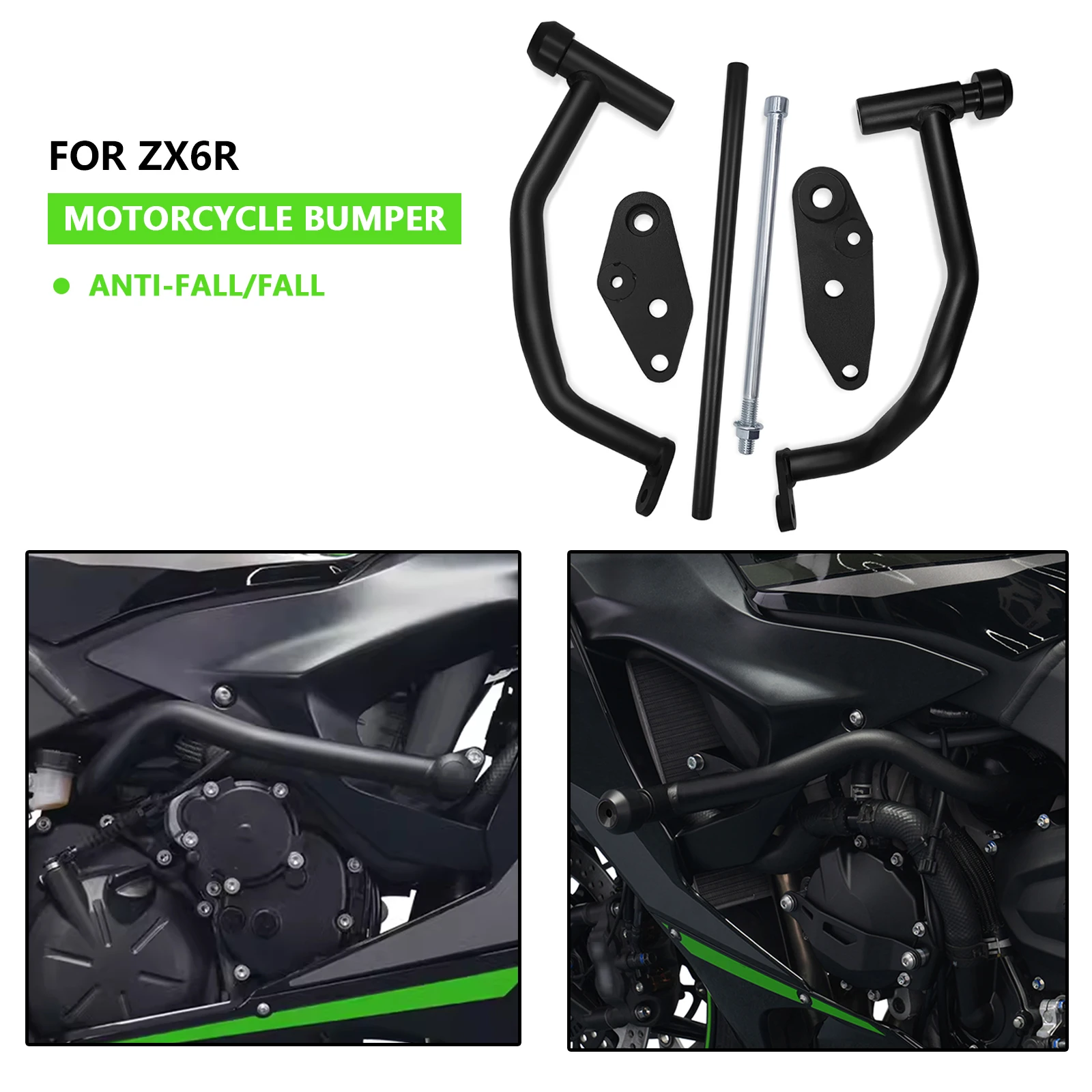 For-zx6r-Engine-Bumper-Protecting-Framework-Kit-ZX6R-ZX-6R-Motorcycle ...