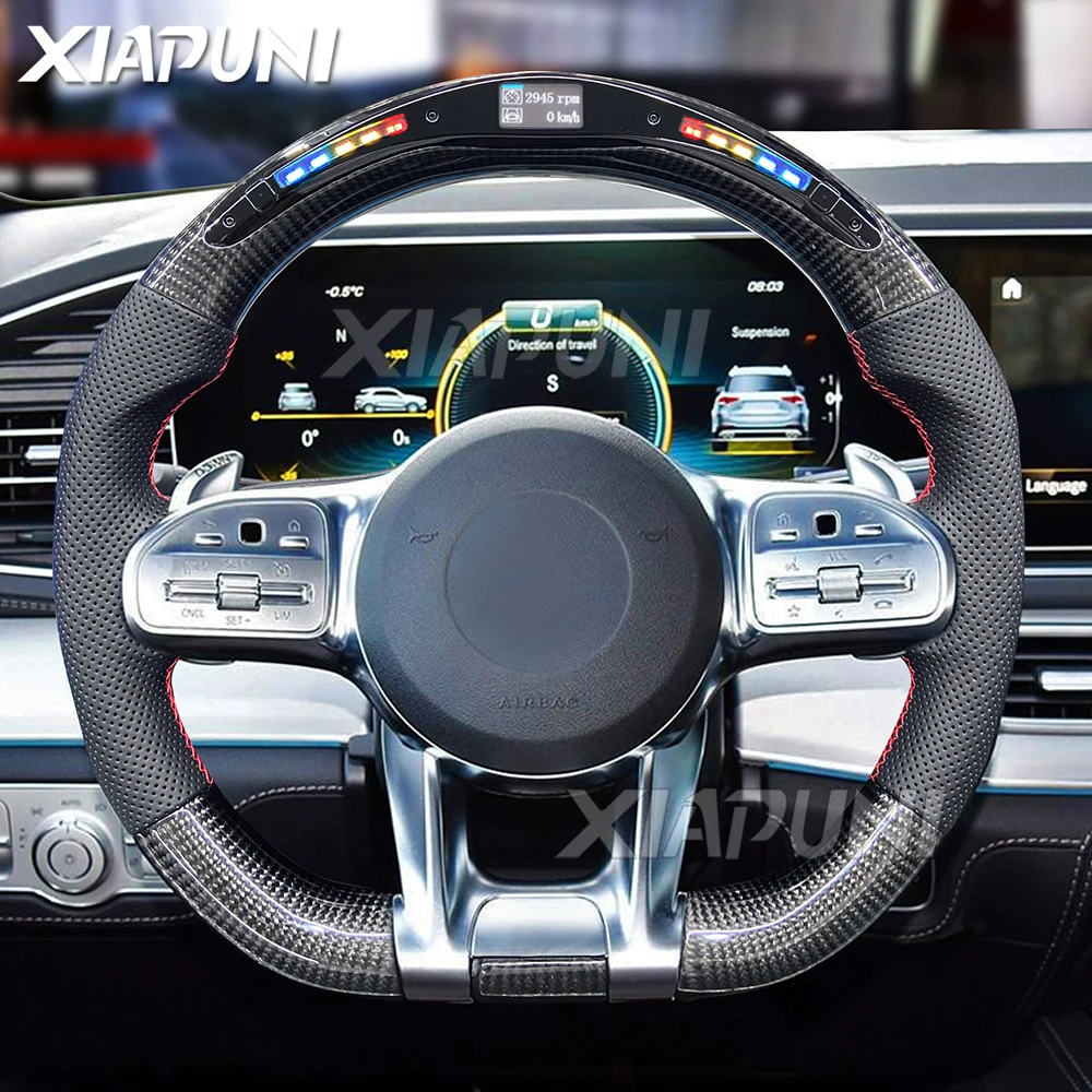 RPM Steering Wheel For Benz Mercedes AMG C63 W205 W204 W213 W212 2012 ...