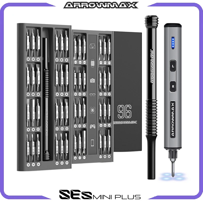 ARROWMAX-Mini-destornillador-el-ctrico-96-en-1-juego-de ...