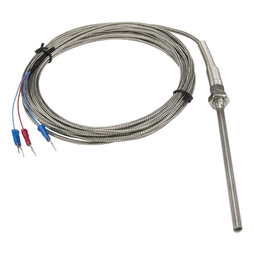 FTARP07 PT100 type 5m cable probe head RTD temperature sensor M8 thread ...