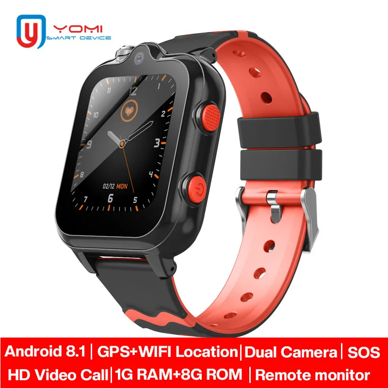 Kids-Smart-Watch-D35-IPX7-Waterproof-Video-Call-SOS-Call-Dual-Cameras ...