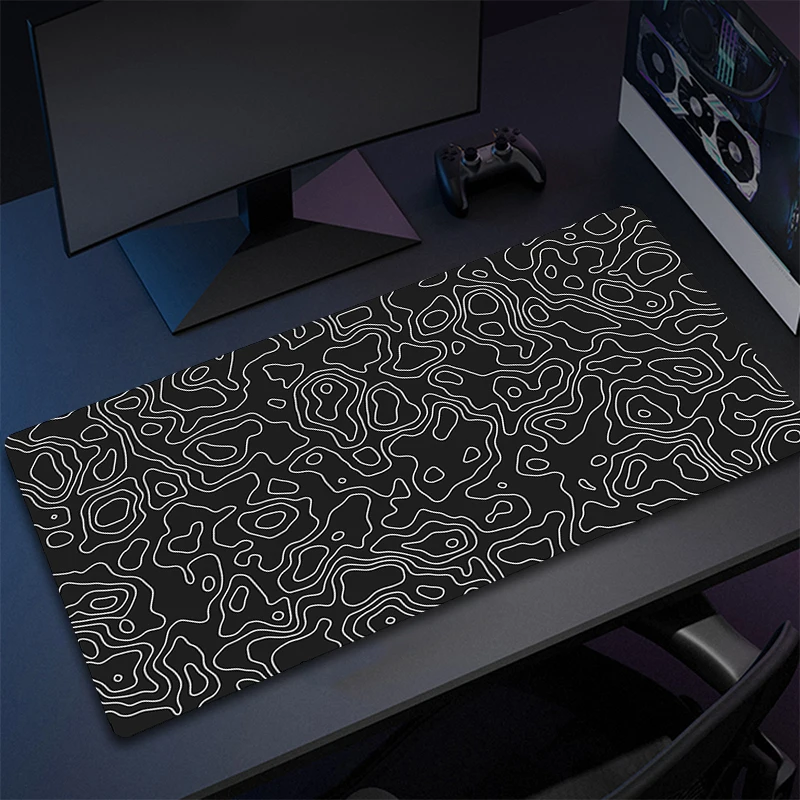 Large-Gaming-Mouse-Pad-XXL-Black-Strata-Liquid-Desk-Mat-Non-Slip-Rubber ...