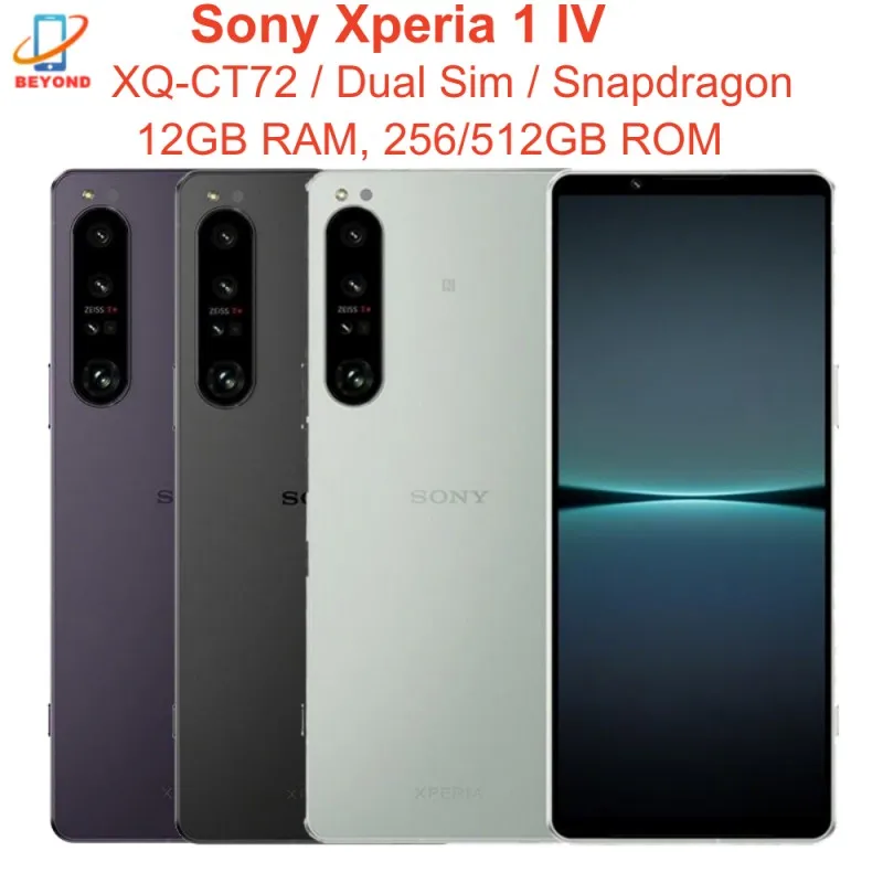 Sony Teléfono Móvil Inteligente Xperia 1 IV, dispositivo con 5G, Dual ...