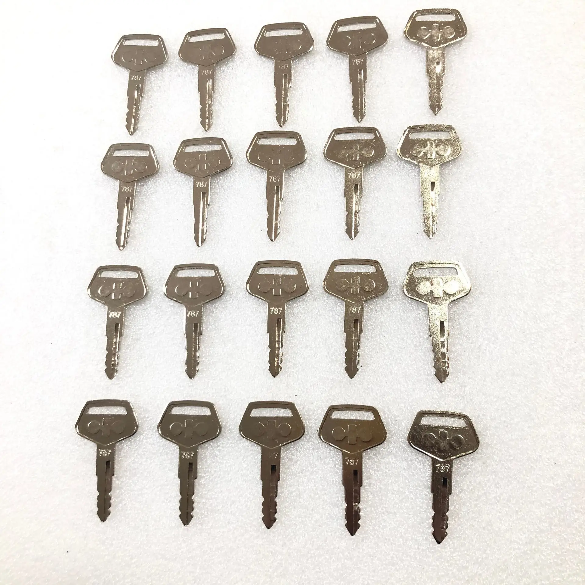20PCS 787 Key for Komatsu Excavator Dozer Loader Heavy Equipment ...